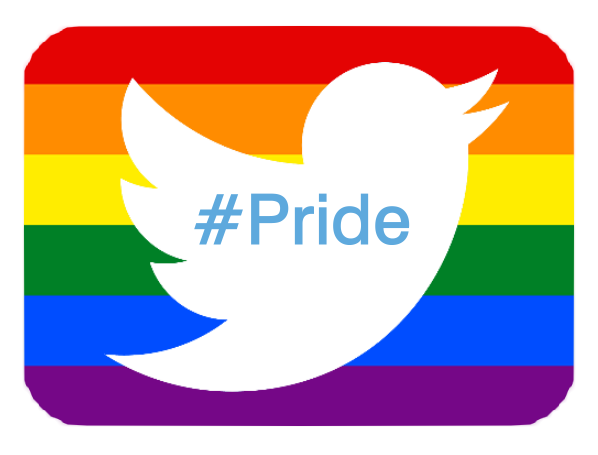 Twitter rainbow flag Pride hashtag | Katy Jon Went